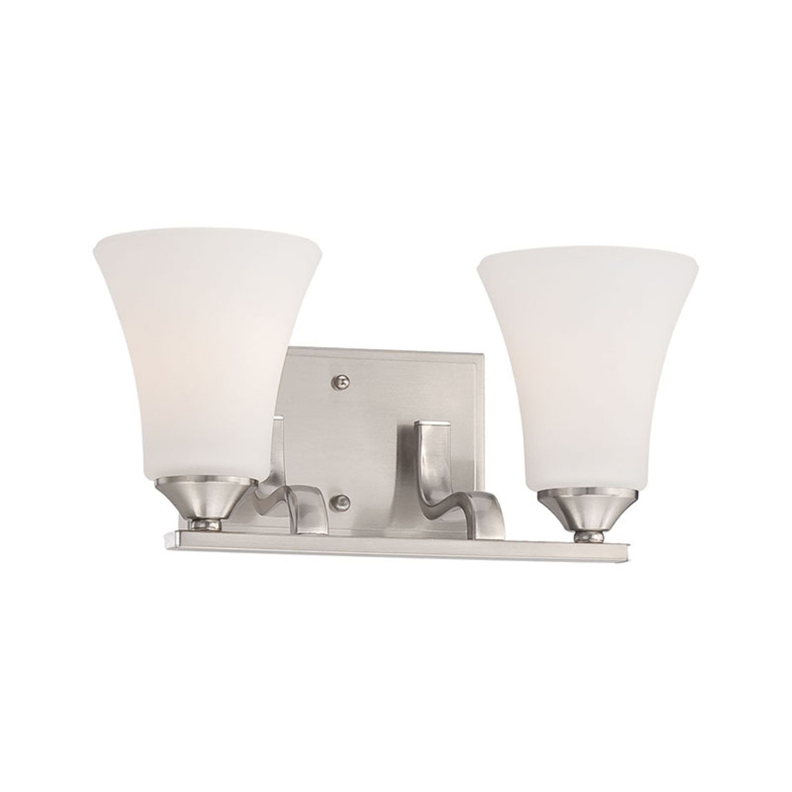 Thomas Lighting TV0019217 2x100W Treme Wall Lamp, Brushed Nickel ...