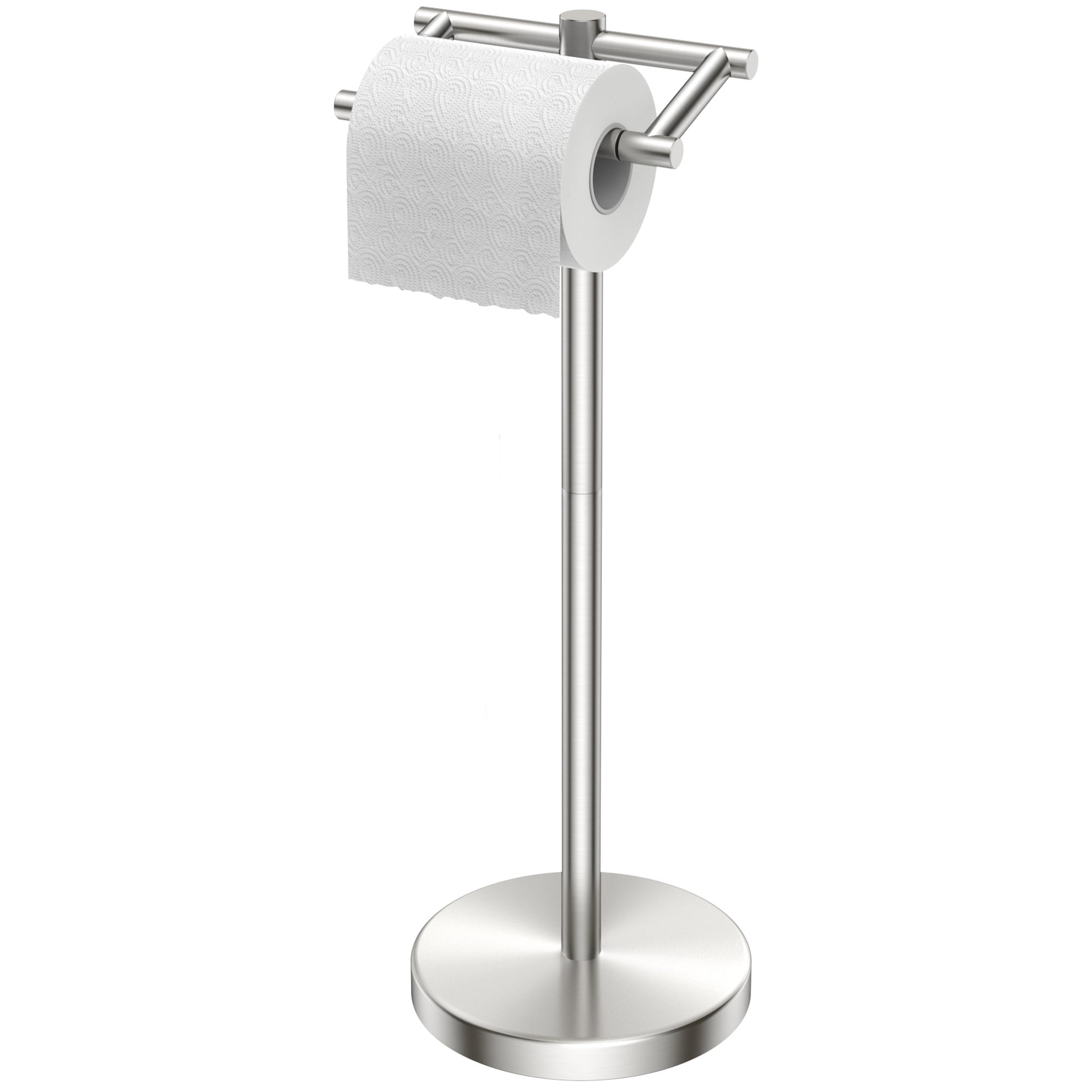 TVOFEK Freestanding Toilet Paper Holder Stand, Toilet Roll Holder ...