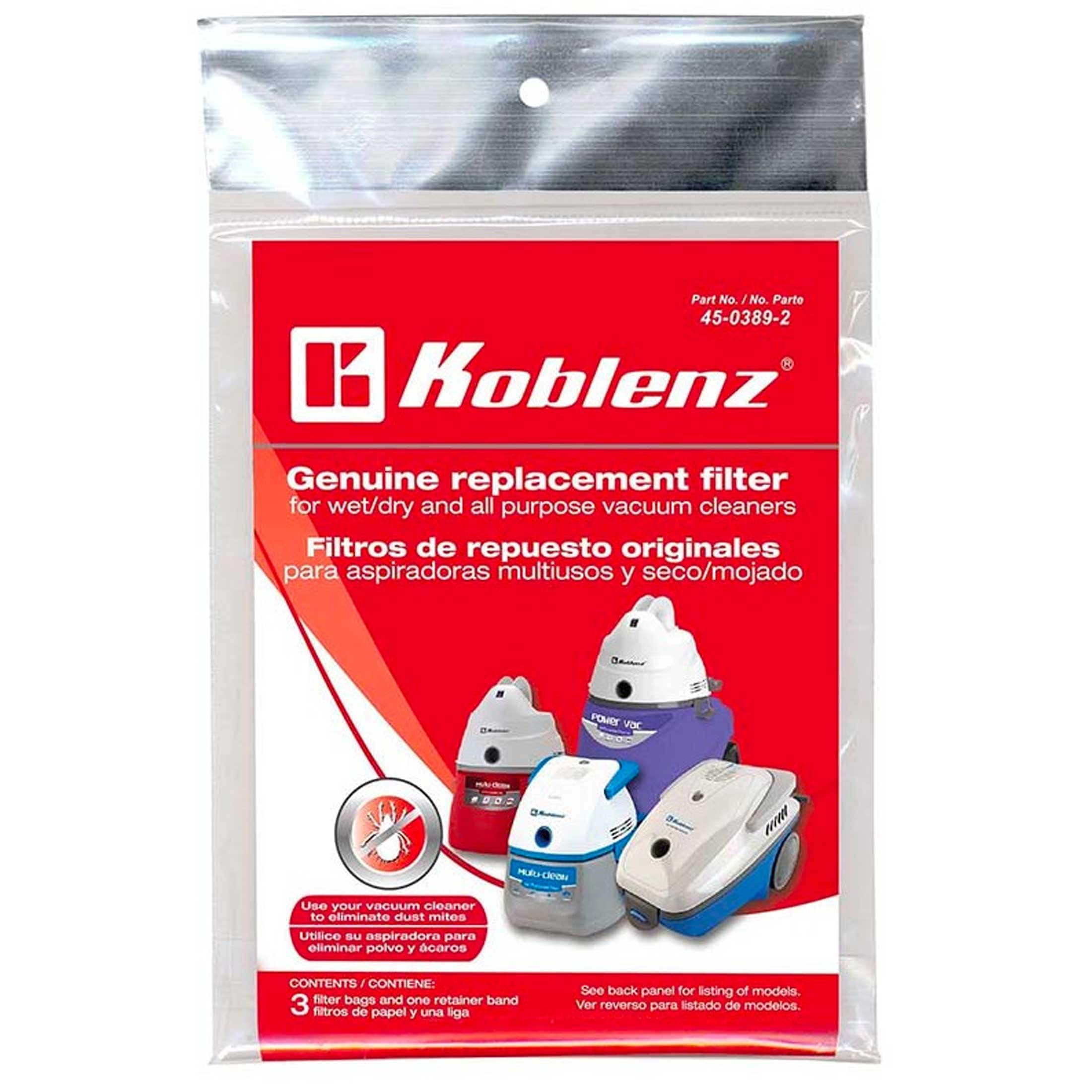 TVP PV3000 Wet Dry Vacuum Cleaner 3Pk Filters Set Includes 3 Filter ...