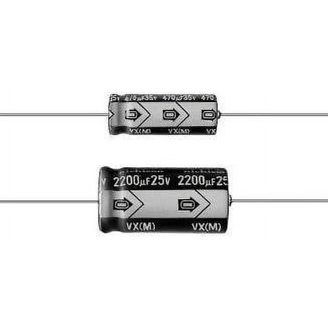 TVX1C471MAA 470Uf, 16V, 20%, 8 X 20, Axial Lead Electrolytic Capacitor ...