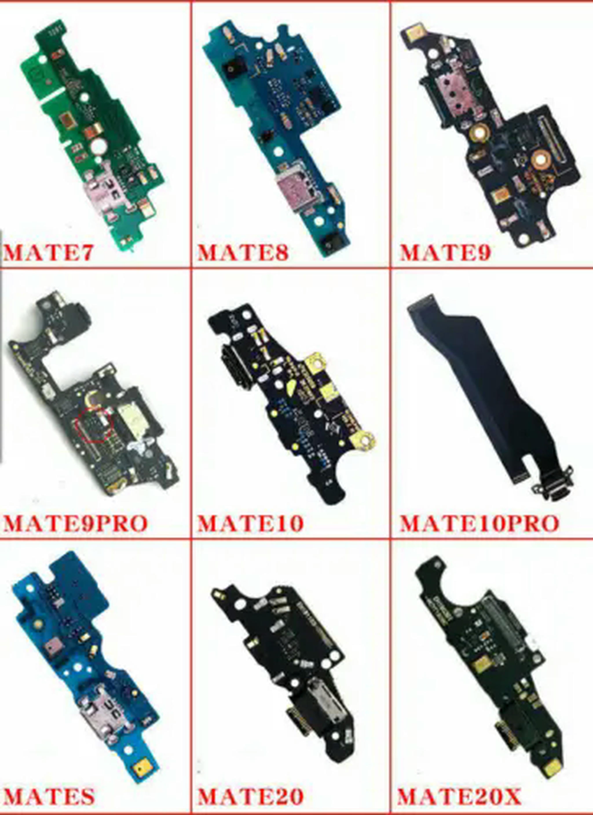 TWARI Dock Connector USB Charging Port Jack Tail For Huawei mate 7 8 9 10 pro S 20 X-For Huawei ...