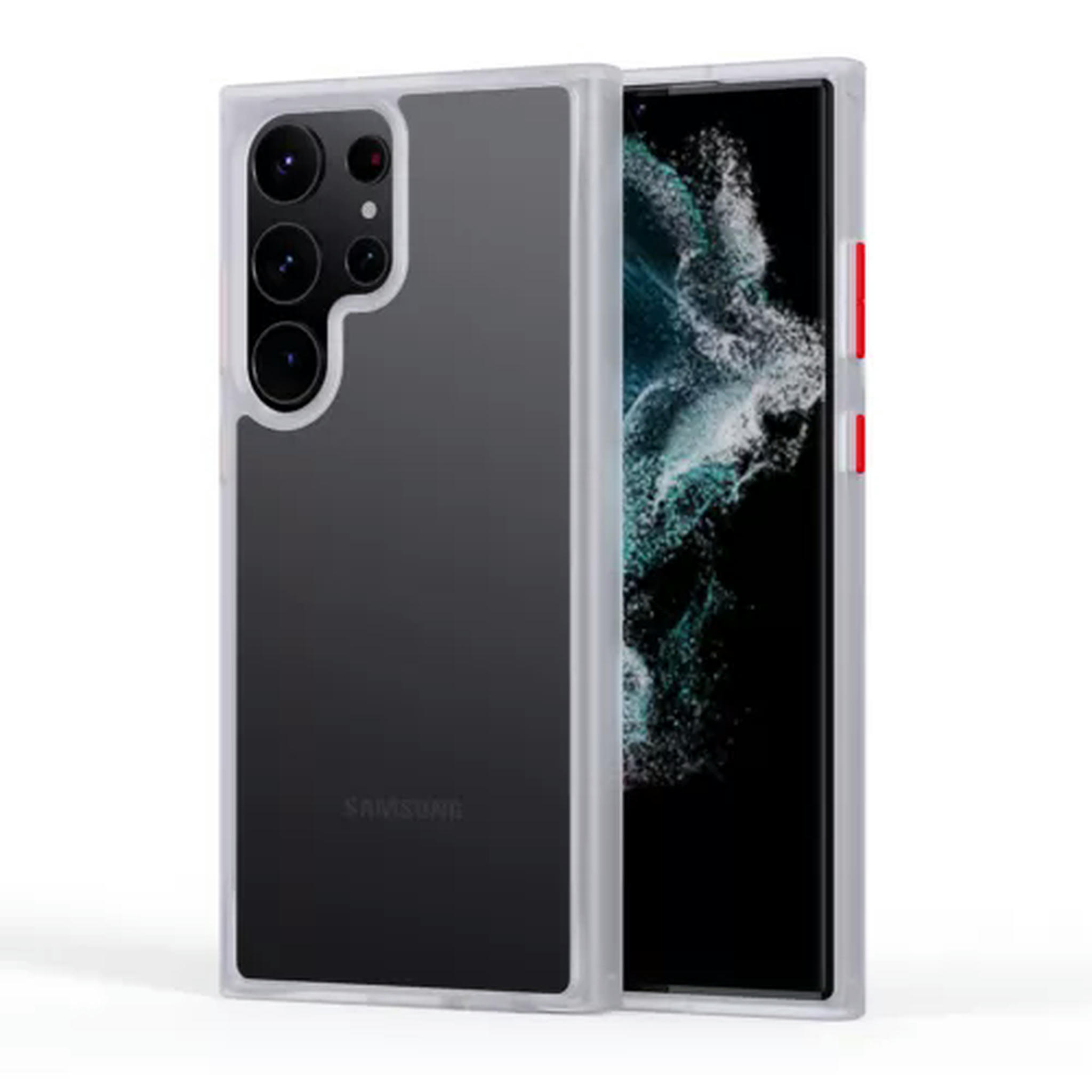 TWARI For Samsung Galaxy S24 S23 S22 S21 Shockproof Frosted Wireless Charging Case-For Samsung ...