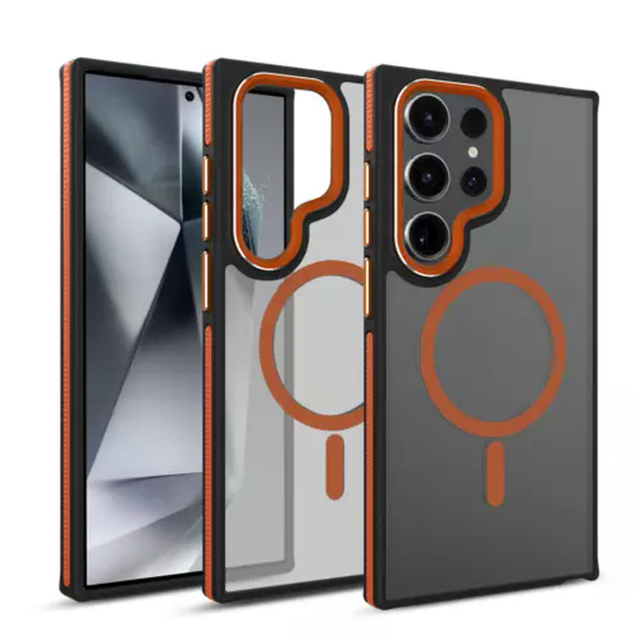 TWARI For Samsung Galaxy S24 Ultra S23 S22 Translucent Magnetic Slim ...