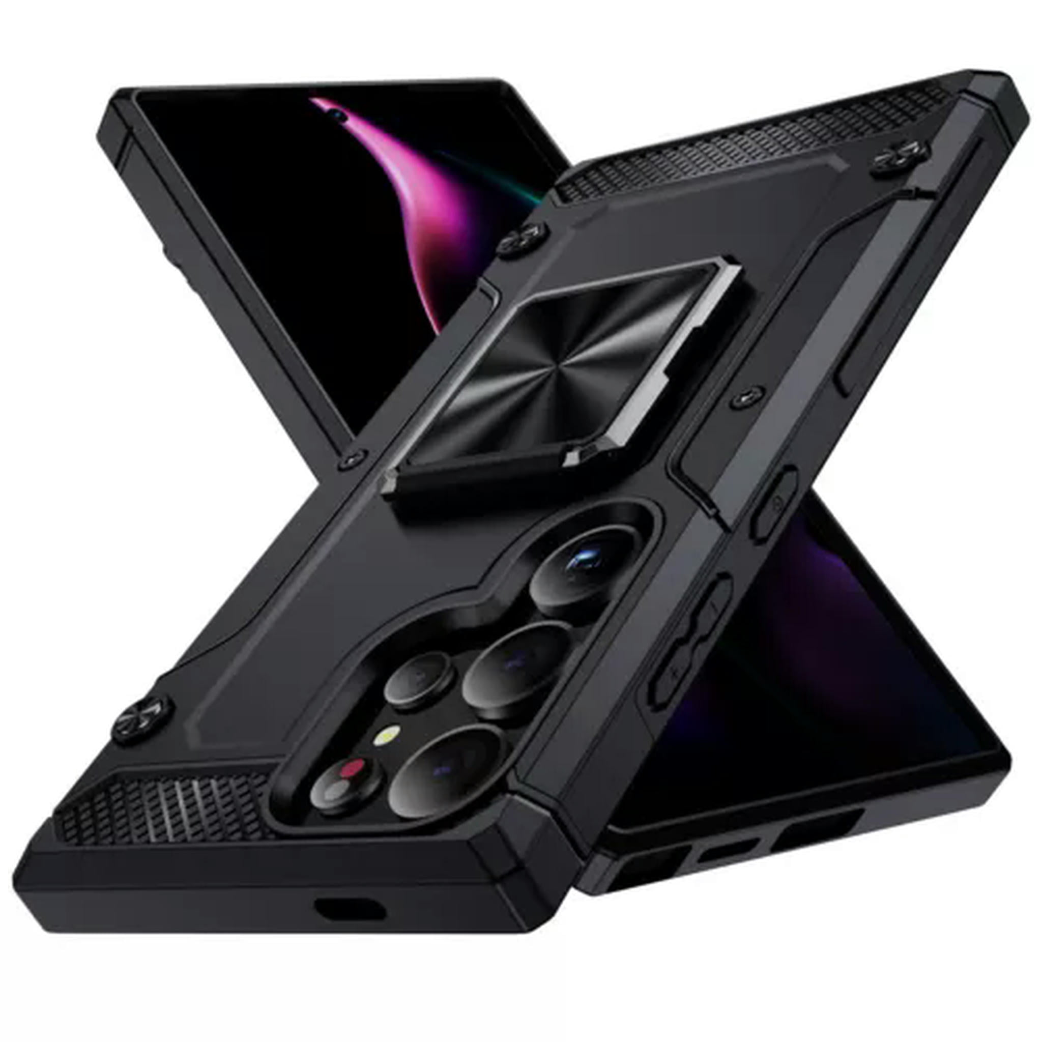 TWARI For Samsung Galaxy S24 Ultra/S24+/S24 Shockproof Kickstand Heavy ...