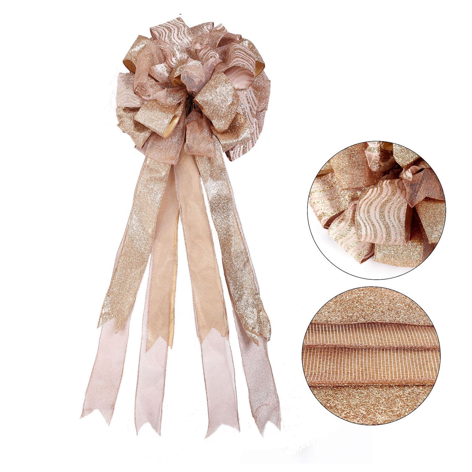 TWCTUWEN 2024 Brass Lamp Spacers Christmas Tree Topper Large Toppers ...