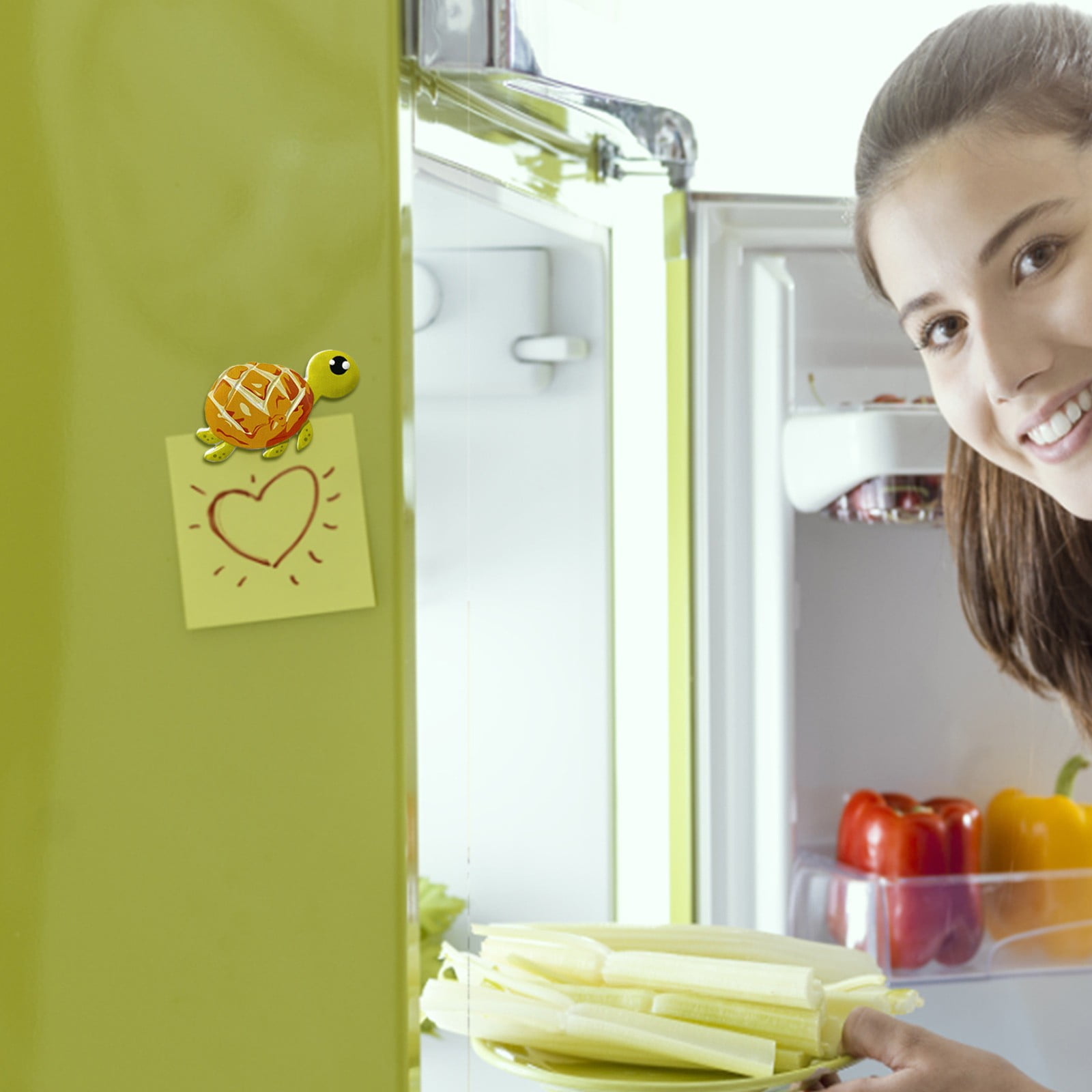 TWCTUWEN 2024 Girls Softball Stickers Adult Men Resin Refrigerator ...