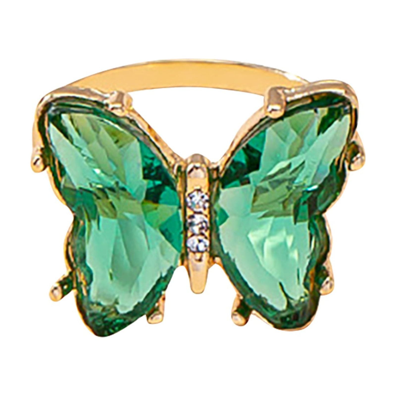 TWCTUWEN 2024 Men's Jewelry Rings Personality Butterfly Ring Simple And ...