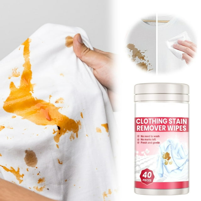 TWCTUWEN Clothes Stain Remover Wet Wipes Grease And Dirt Remover Gentle ... TWCTUWEN Clothes Stain Remover Wet Wipes Grease And Dirt Remover Gentle ...