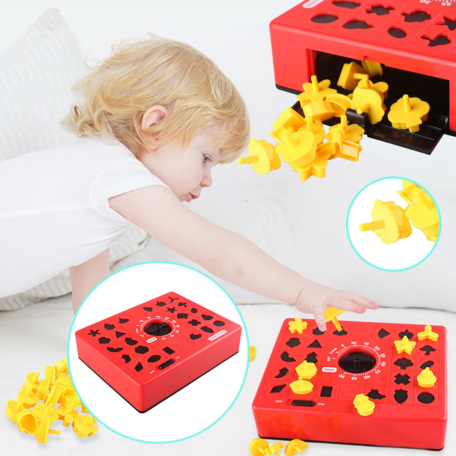 TWCTUWEN Multiplication Table Chart Game Time Matching Puzzle Parent ...