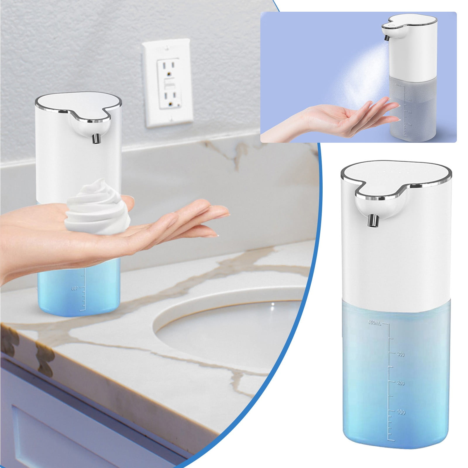 TWCTUWEN P9 Charging Smart Sensor Soap Dispenser Automatic Sensor Foam ...