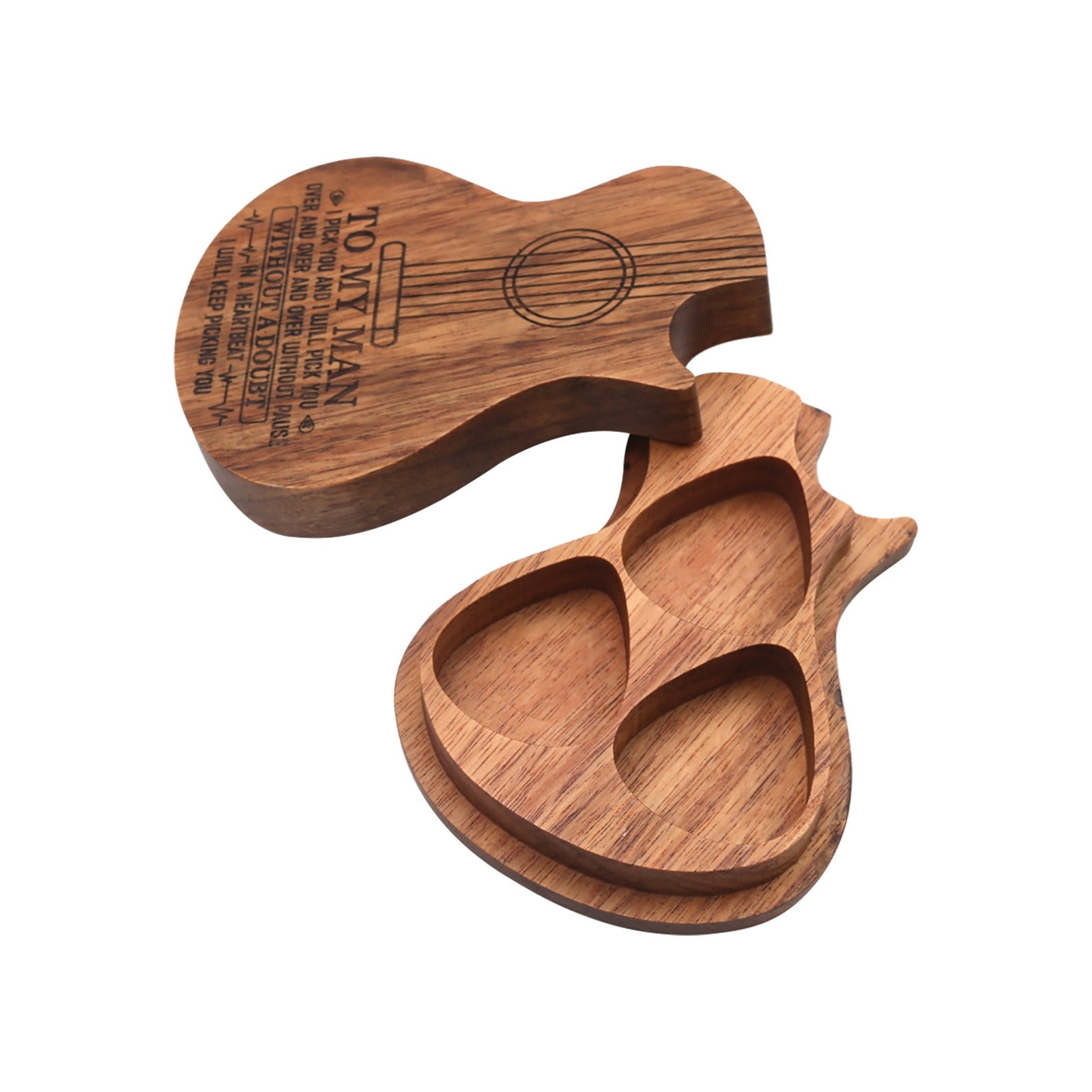 TWCTUWEN Veiled Maiden Bust Middle Finger 1pc Guitar Shaped Pick ...