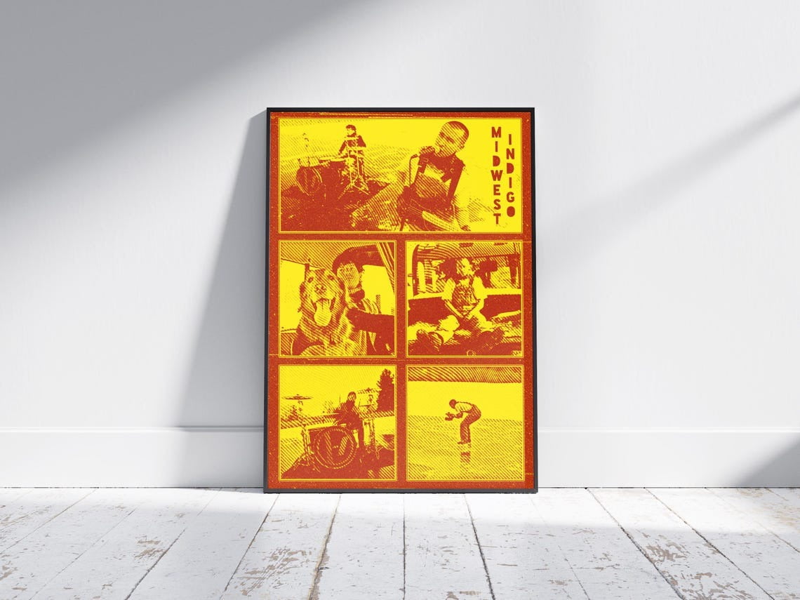 TWENTY-ONE-PILOTS Poster Midwest Indigo Clancy Canvas Retro Wall Art ...