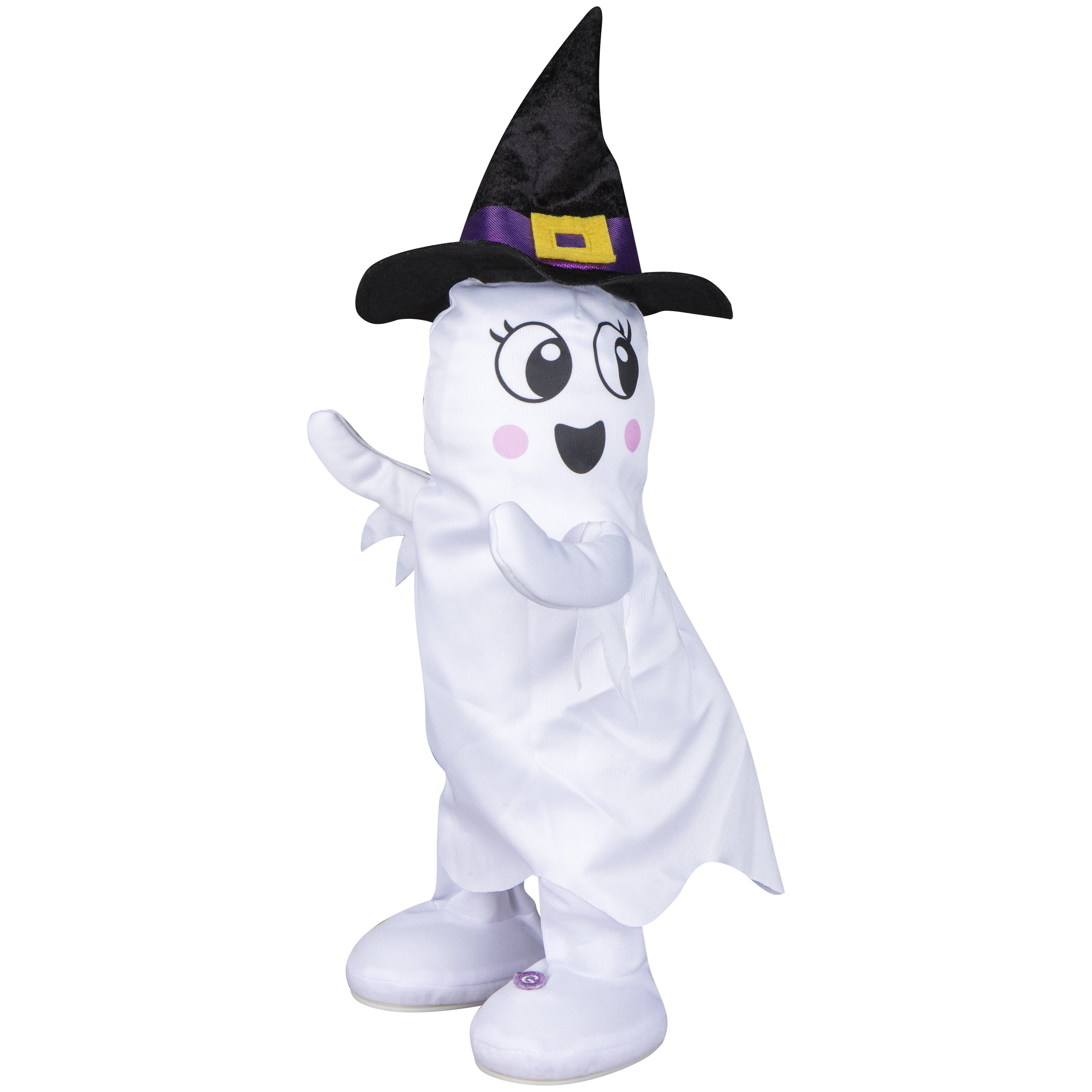 Plush Twerking Ghost with Witch Hat, Multicolor, 16.53", Halloween by ...