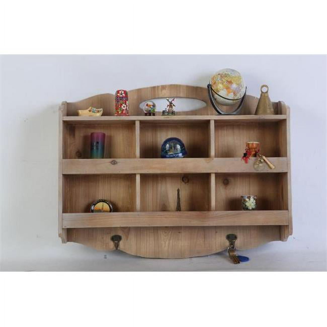 TWG Open Cabinet Wooden Wall Hanging Shelf Unit Wall Decor - Walmart.com
