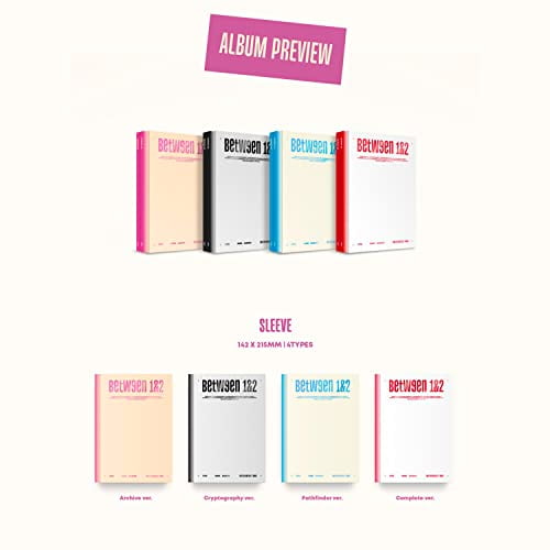TWICE - [BETWEEN 1&2] (Complete Ver.) Photobook + CD-R + BOX + Polaroid + Postcard + Sticker ...