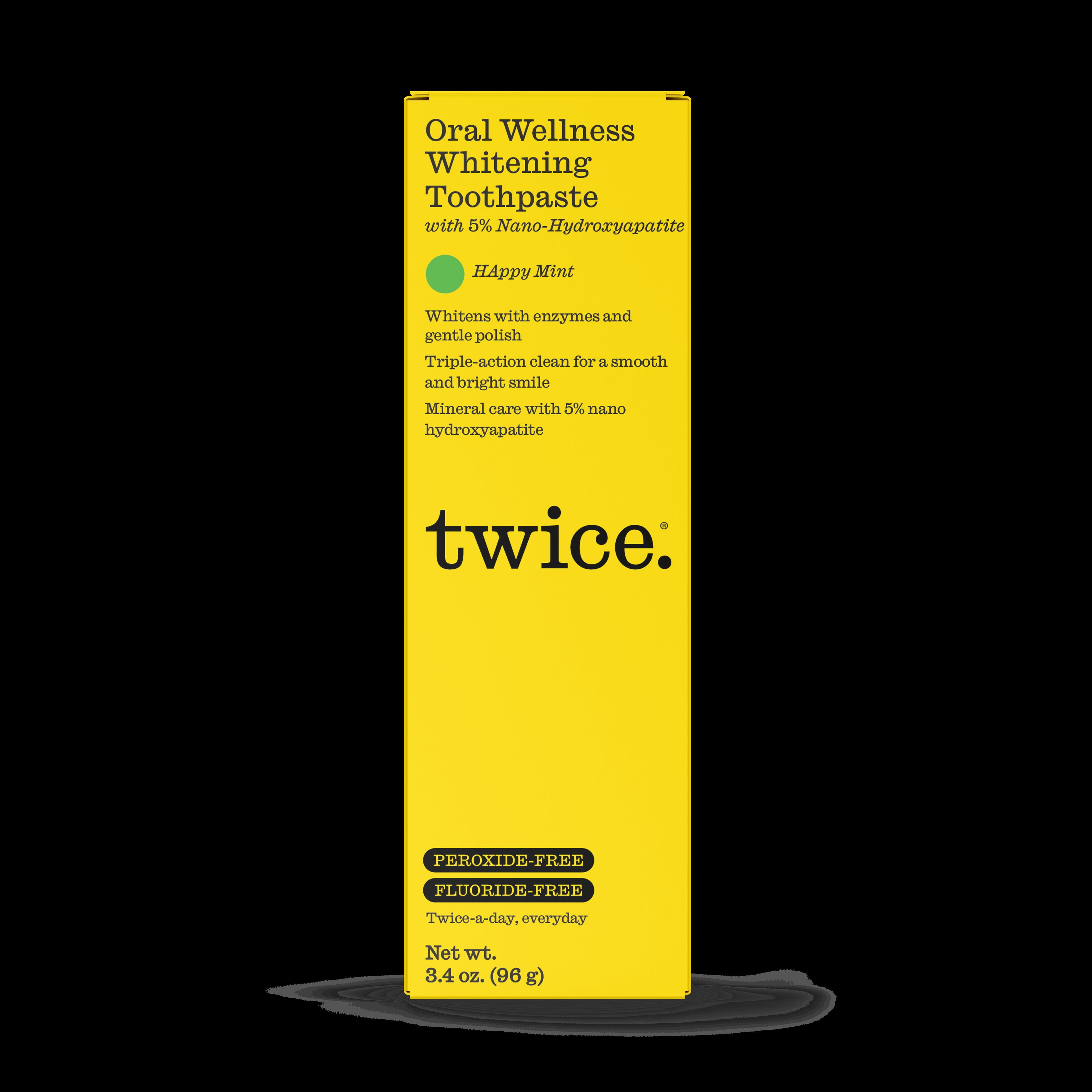 TWICE Whitening NHAP Toothpaste 3.4oz - Walmart.com
