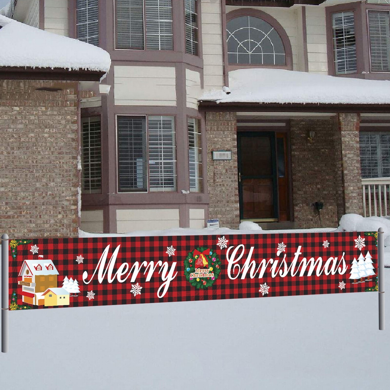 TWIFER Outdoor Patio Decoration Large Red Hanging Sign Suitable For ...