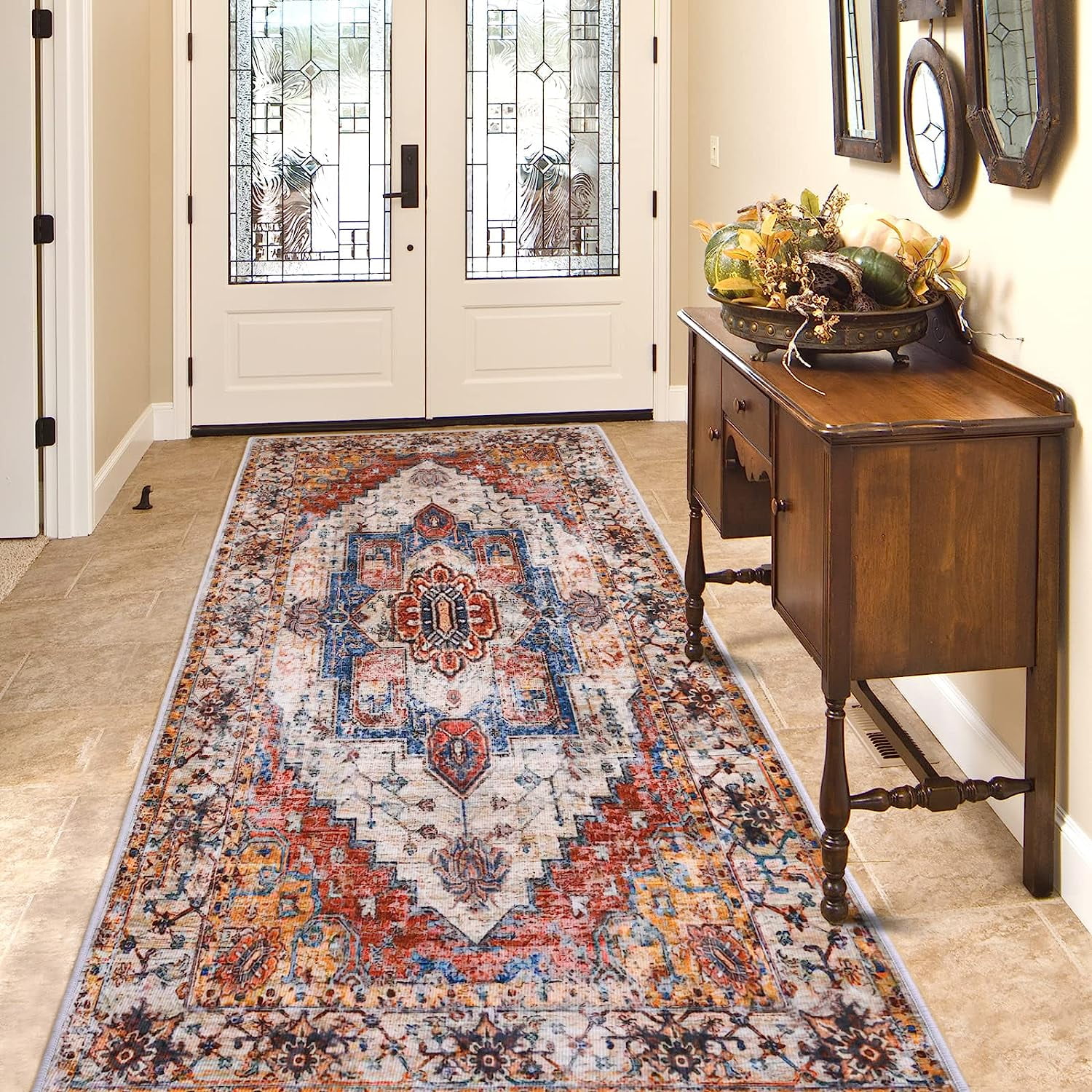TWINNIS 2'x6 'Runner Rugs Anti Slip Backing Area Rugs for Living Room ...