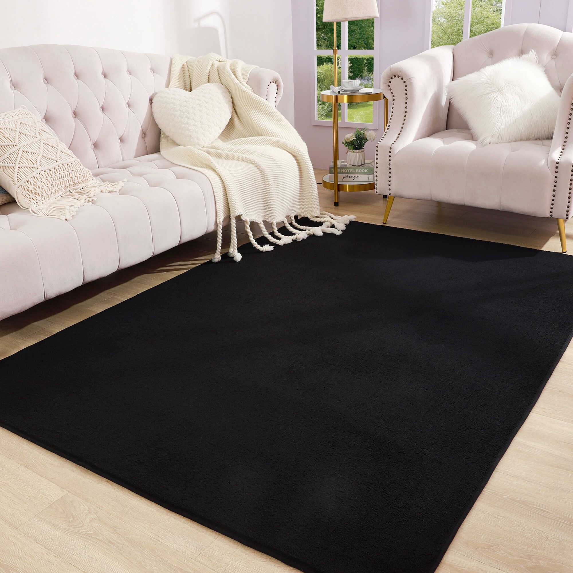 TWINNIS Soft Area Rug Modren Rugs for Living Room Memory-Foam Carpets ...