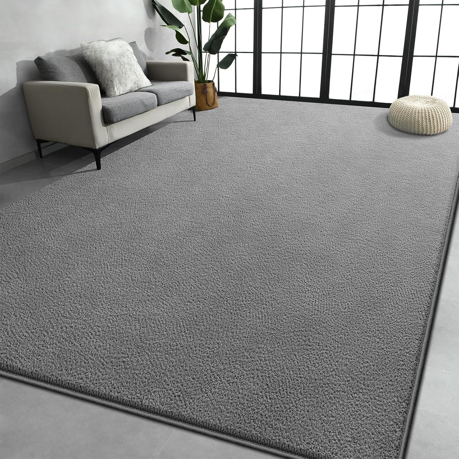 TWINNIS Soft Area Rug Modren Rugs for Living Room Memory-Foam Carpets ...