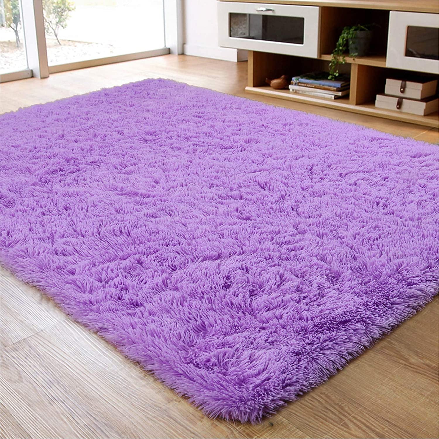 TWINNIS Super Soft Fluffy Carpets Shaggy Area Rugs For Living Room ...