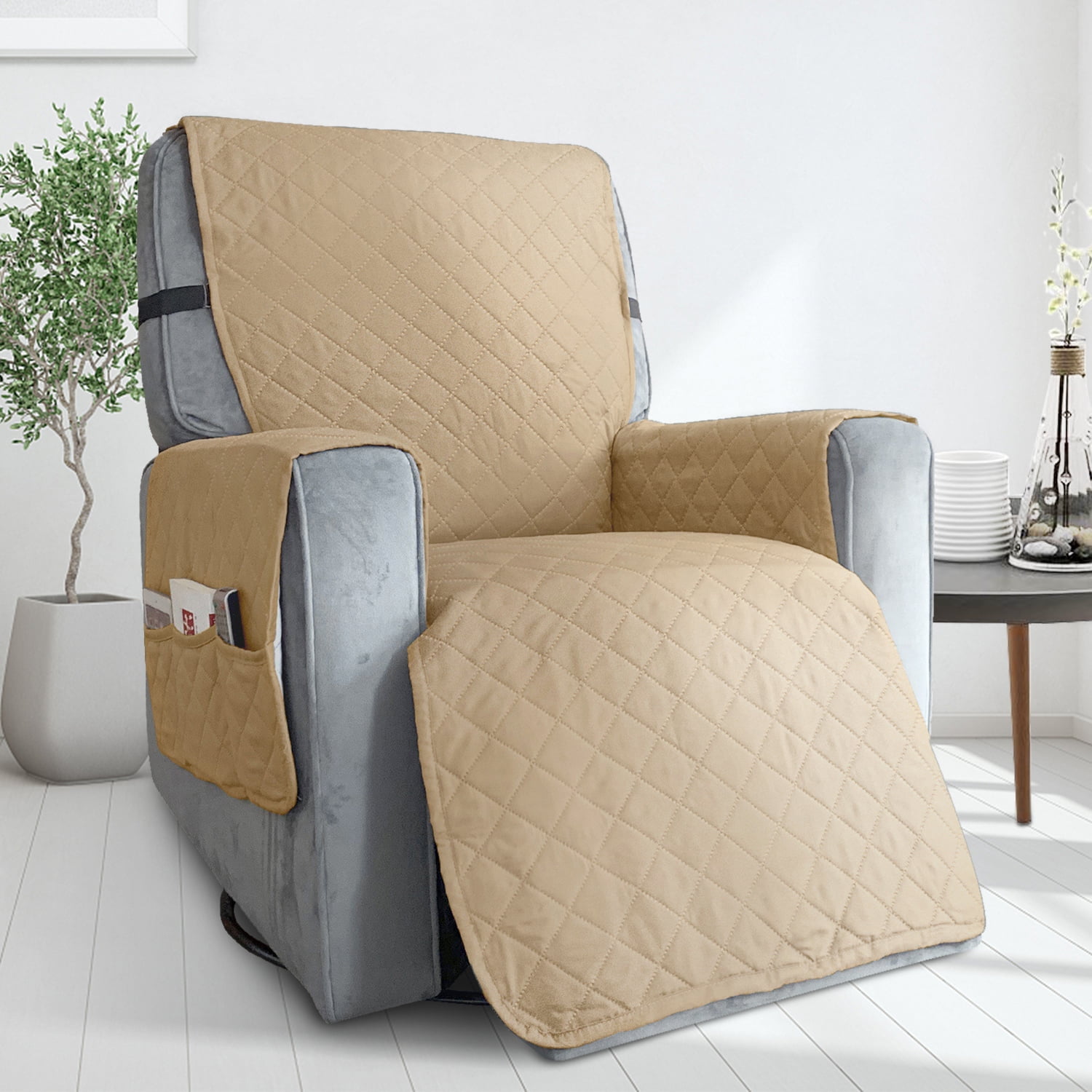 TWINNIS Waterproof Recliner Covers Dog Chair Cover Furniture Protector ...