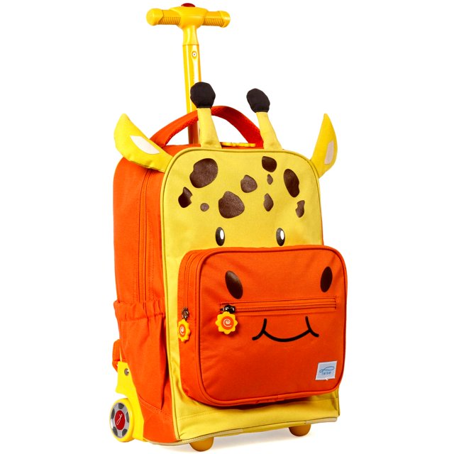 TWISE Twise Side-kick Rolling Backpack, Giraffe - Walmart.com