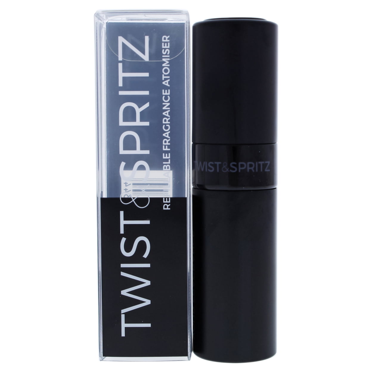 TWIST & SPRITZ BLACK(W)REFILLABLE FRAGRANCE ATOMISER 8ml - Walmart.com