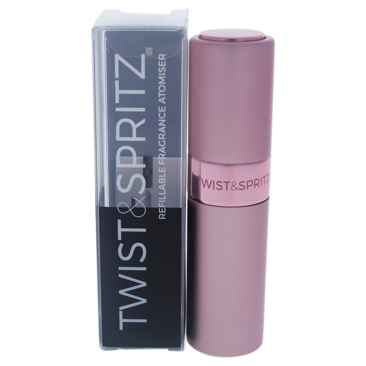 TWIST & SPRITZ LIGHT PINK(W)REFILLABLE FRAGRANCE ATOMISER 8ml - Walmart.com