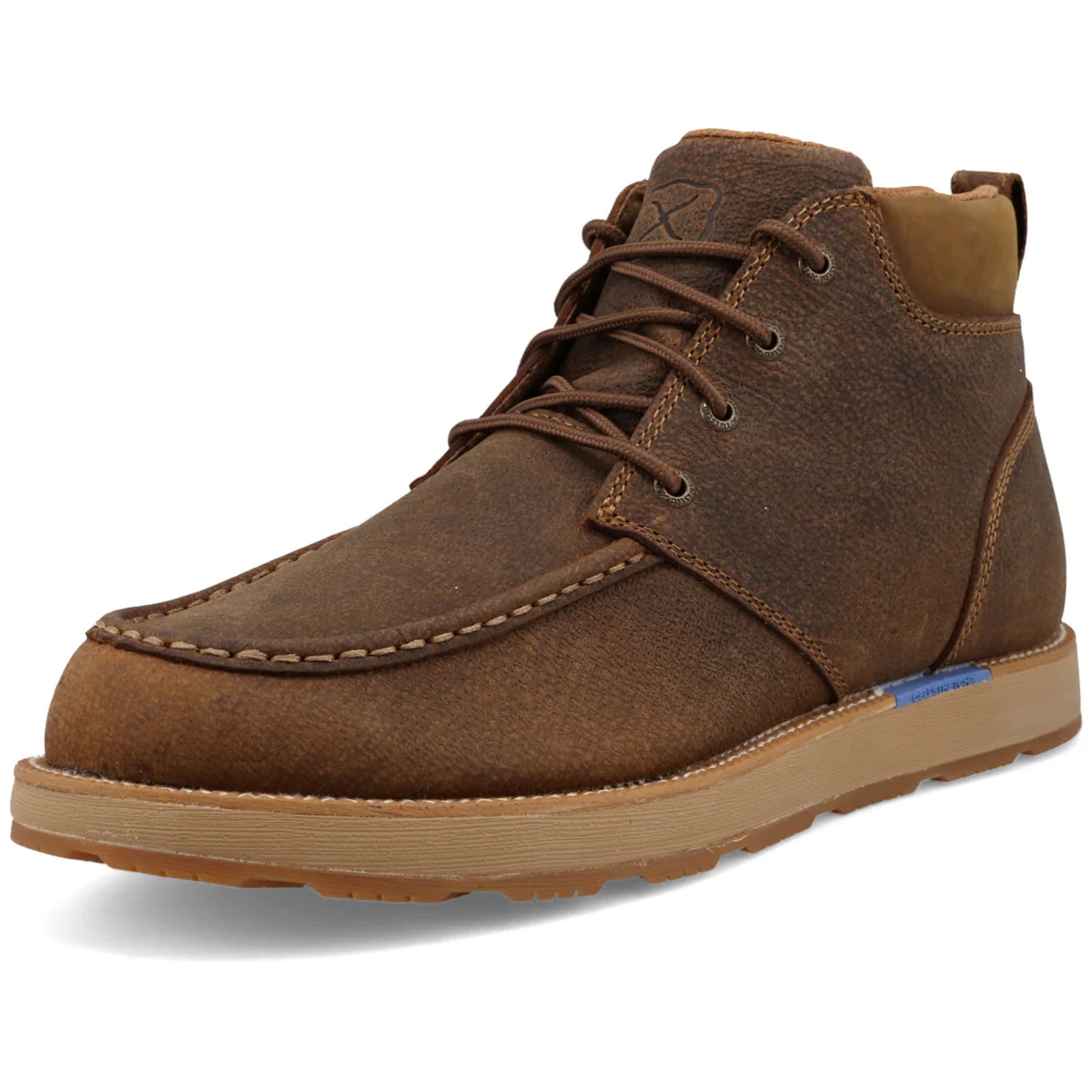TWISTED X Adult Male 6in CellStretch Wedge Sole Brunette/Spice Boots ...