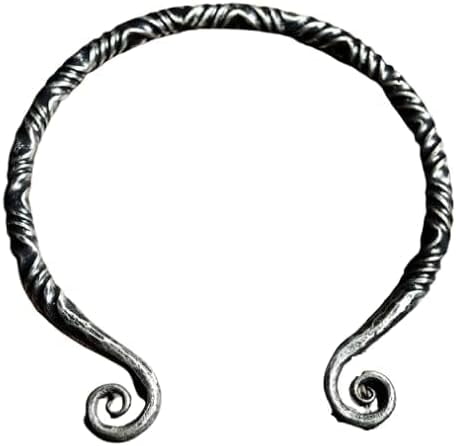 TWISTING IRON TORC Torc Torques Necklace Twisted Druid Celtic Celt ...