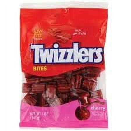 TWIZZLERS Bites, Cherry Flavored Licorice Candy (Pack of 2) - Walmart.com