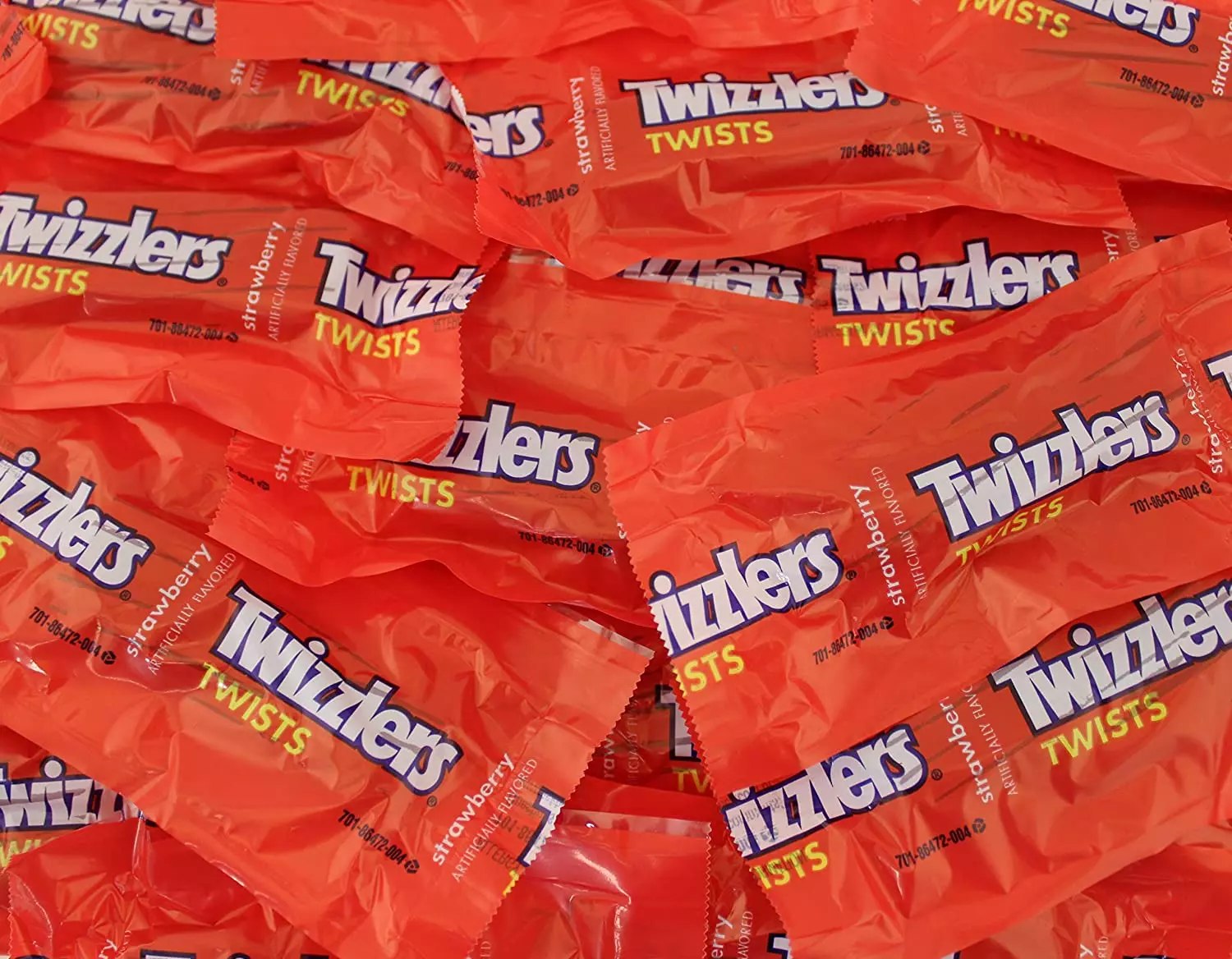 Twizzlers Strawberry Twists Candy, Snack Size, Individually Wrapped, 2 ...