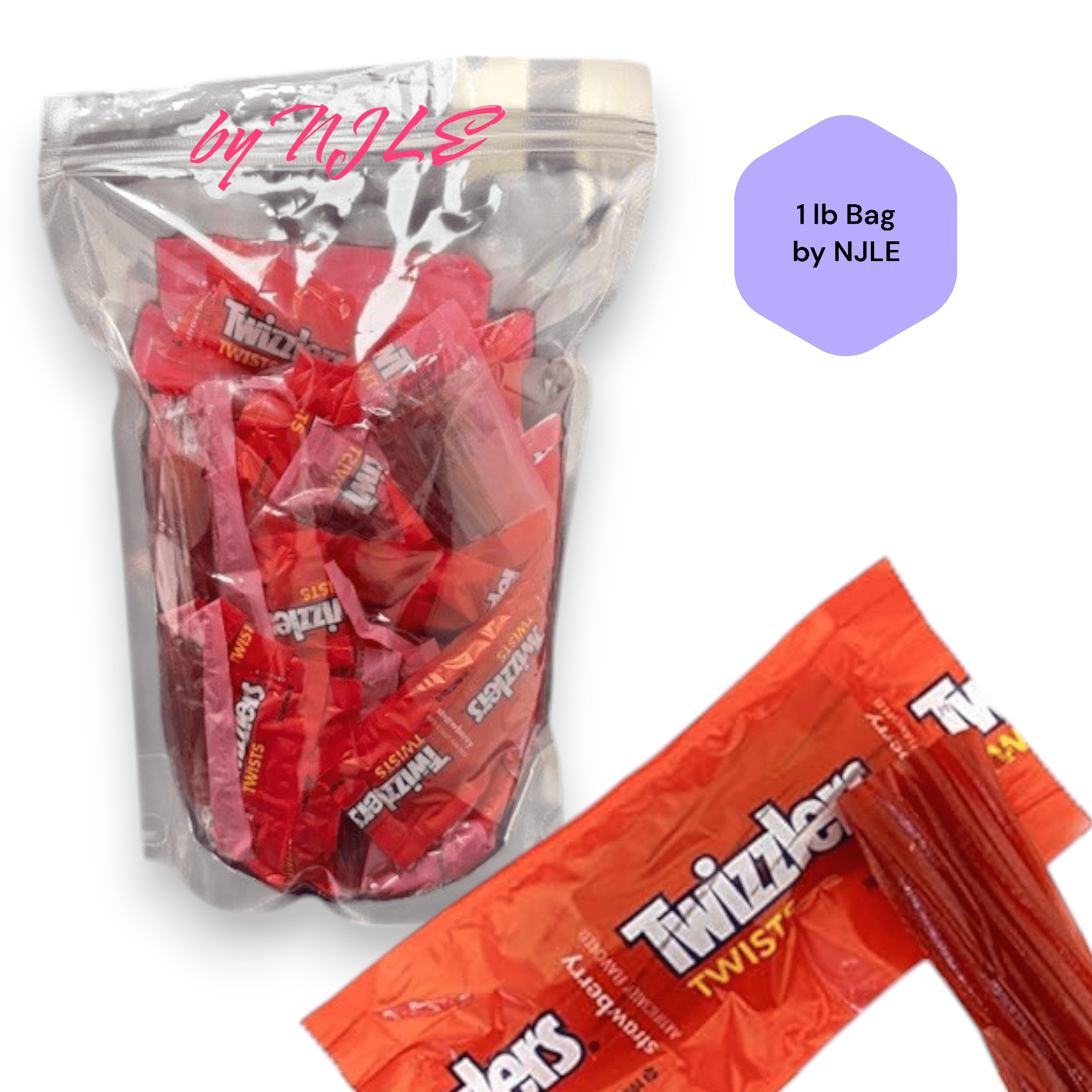 TWIZZLERS Twist Strawberry Licorice Candy, Individually Wrapped, Bulk 1 ...