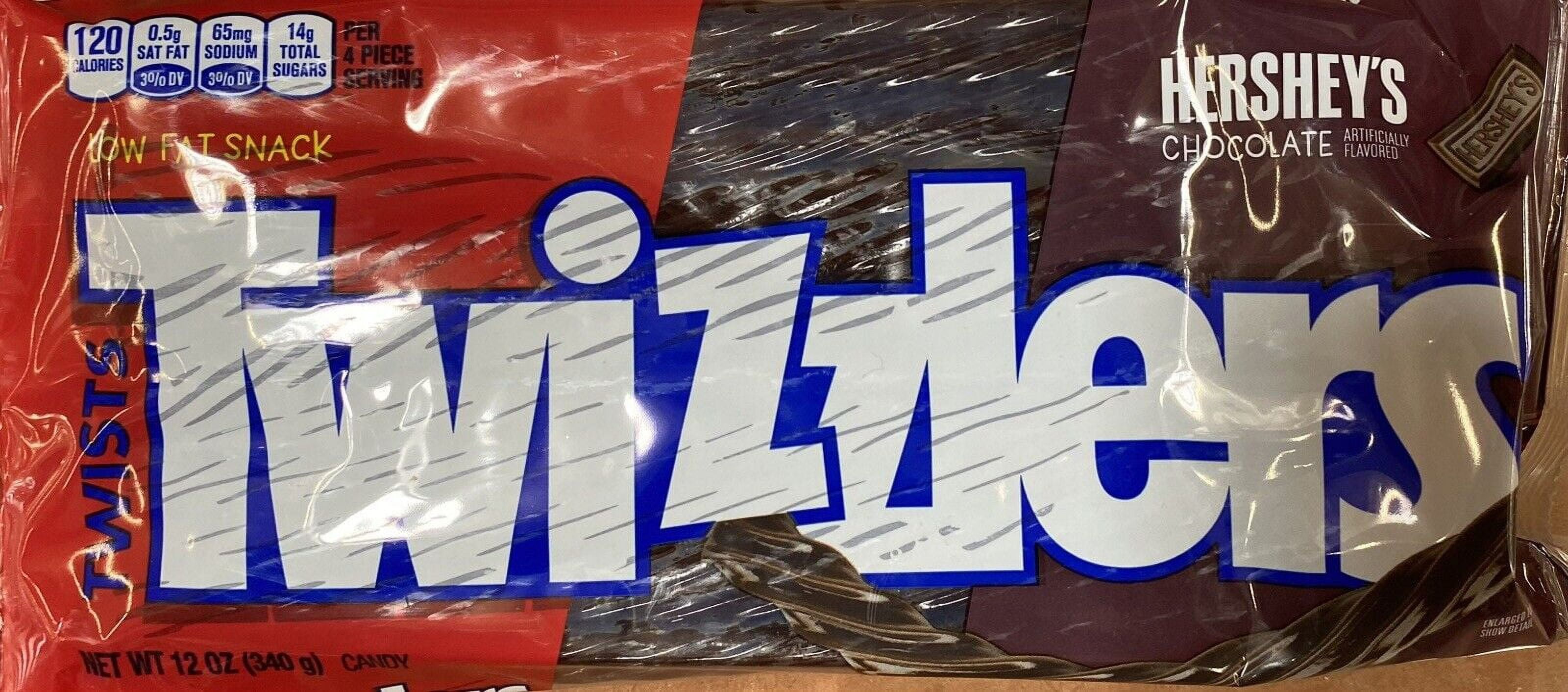 Twizzlers Hershey's Chocolate Twists Licorice Candy, 12 oz Bag ...