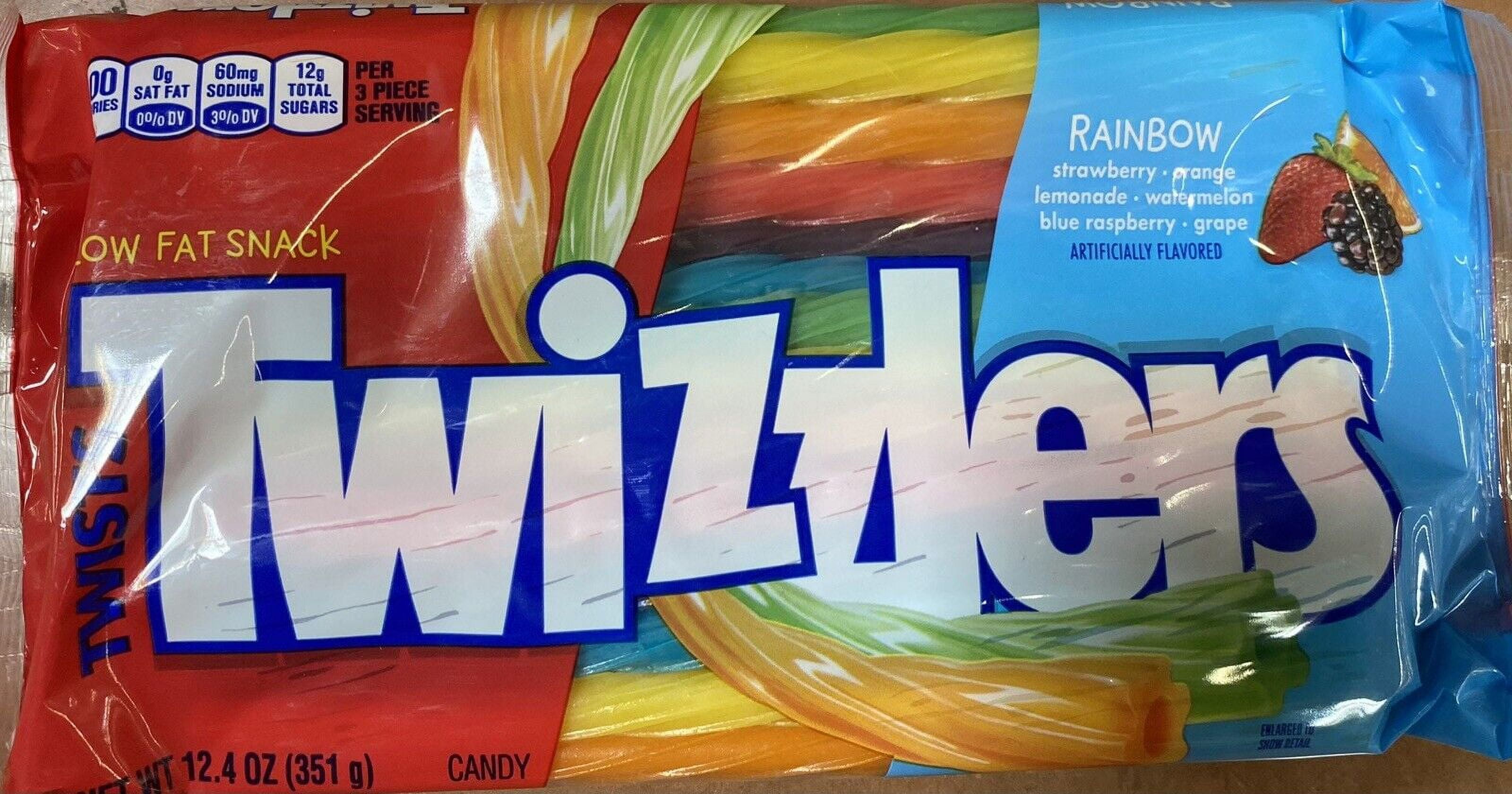 TWIZZLERS Twists RAINBOW Licorice Candy 12.4 oz Bag FREE SHIP - Walmart.com