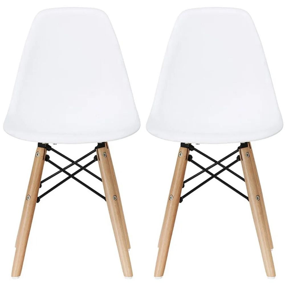 TWO 2 Kids Modern Minimalist Style Chairs Toddler Children Chairs With ...