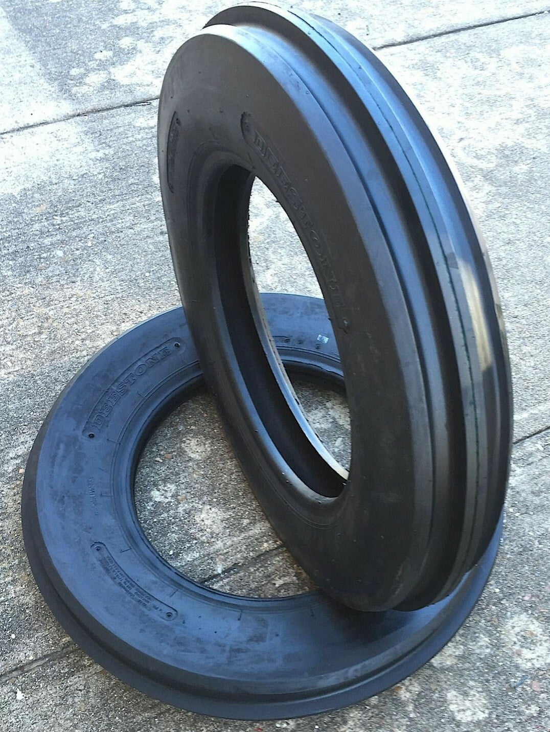 TWO New 4.00-8 D401 Tri-rib 3 Rib Tires 4 ply Lawn Tractors - Walmart.com