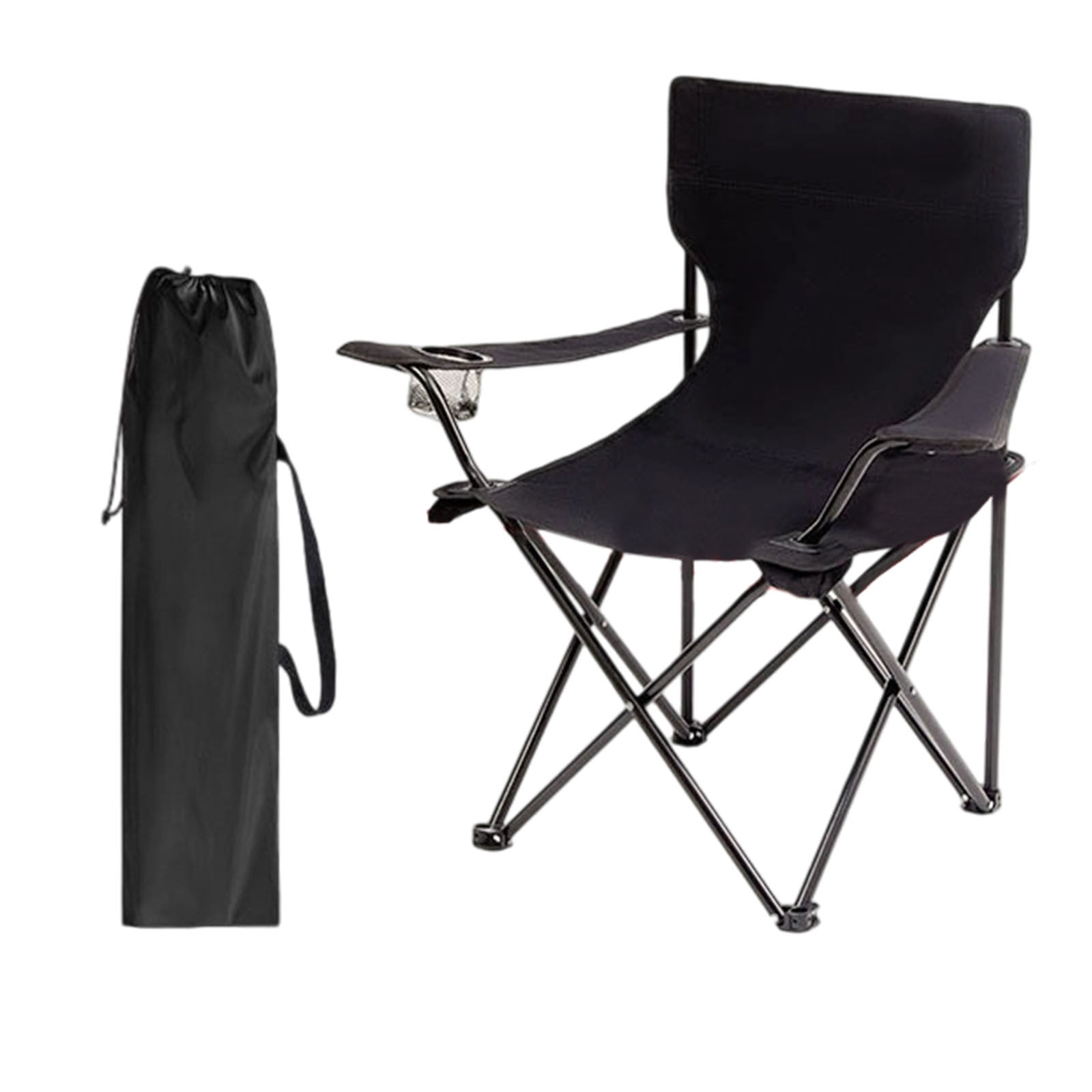 TWOCOOL Outdoor Camping Folding Chairs, Adults Foldable Portable Beach ...