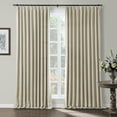 TWOPAGES Pinch Pleated Curtain Blackout Light Blocking Drape for ...