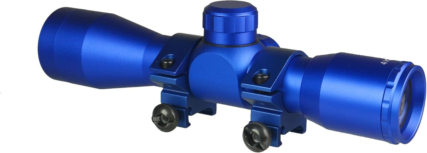 TWP Anodized Blue Finish 4x32 Compact Hunting Scope, Mil-dot Reticle ...