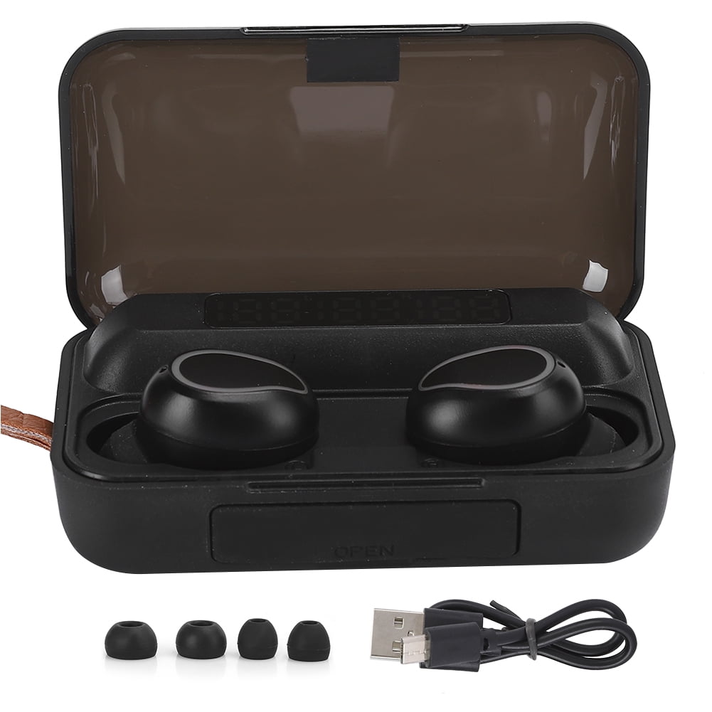 TWS 5.0 Earphone with LED Digital Display Touch Dazzling Colour Light ...