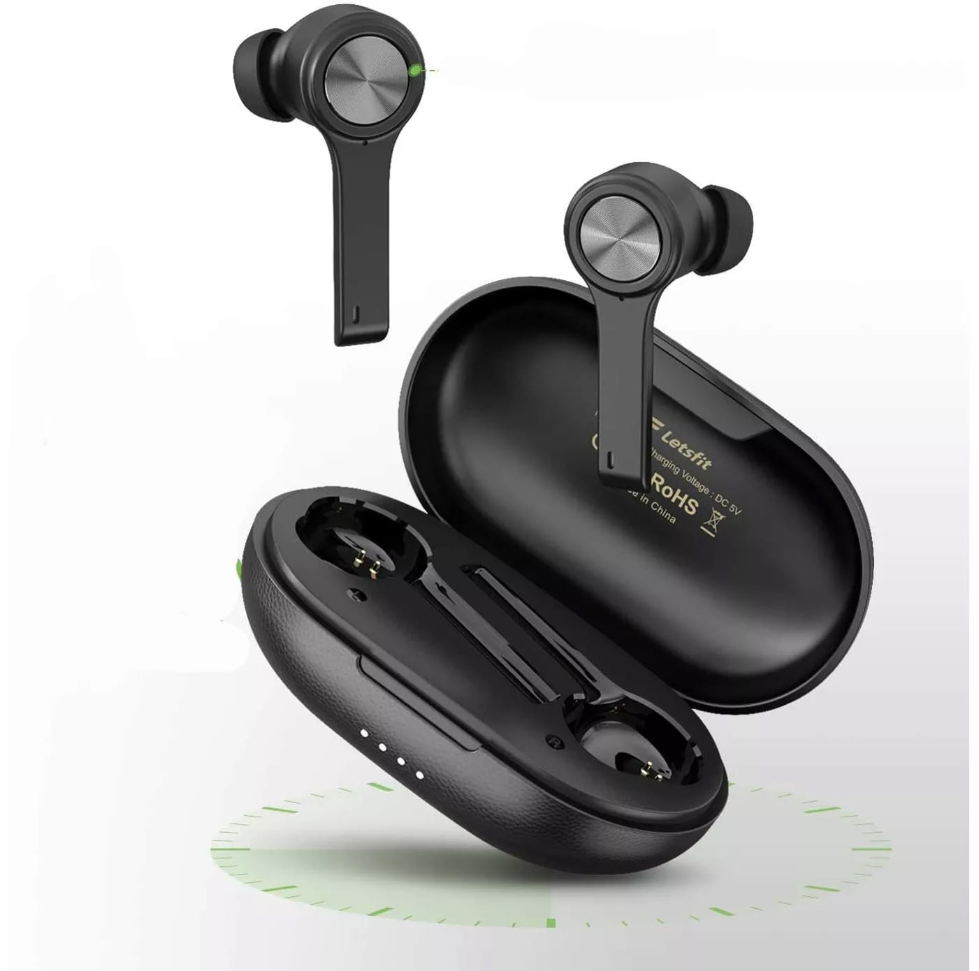 TWS Bluetooth Earphones True Wireless Stereo Earbuds w Mic Q7K for ...