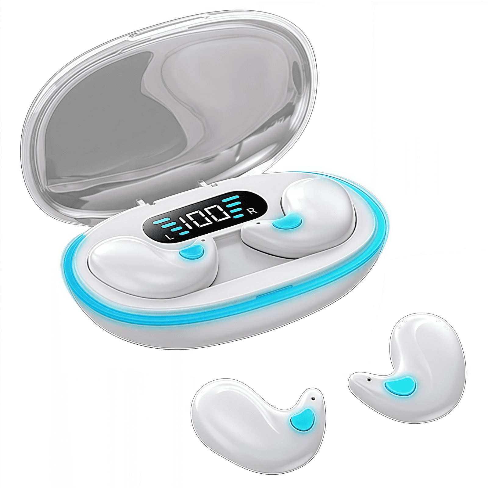 X55 Waterproof Earphones with HD Call Built-in Mic for Work Office ...
