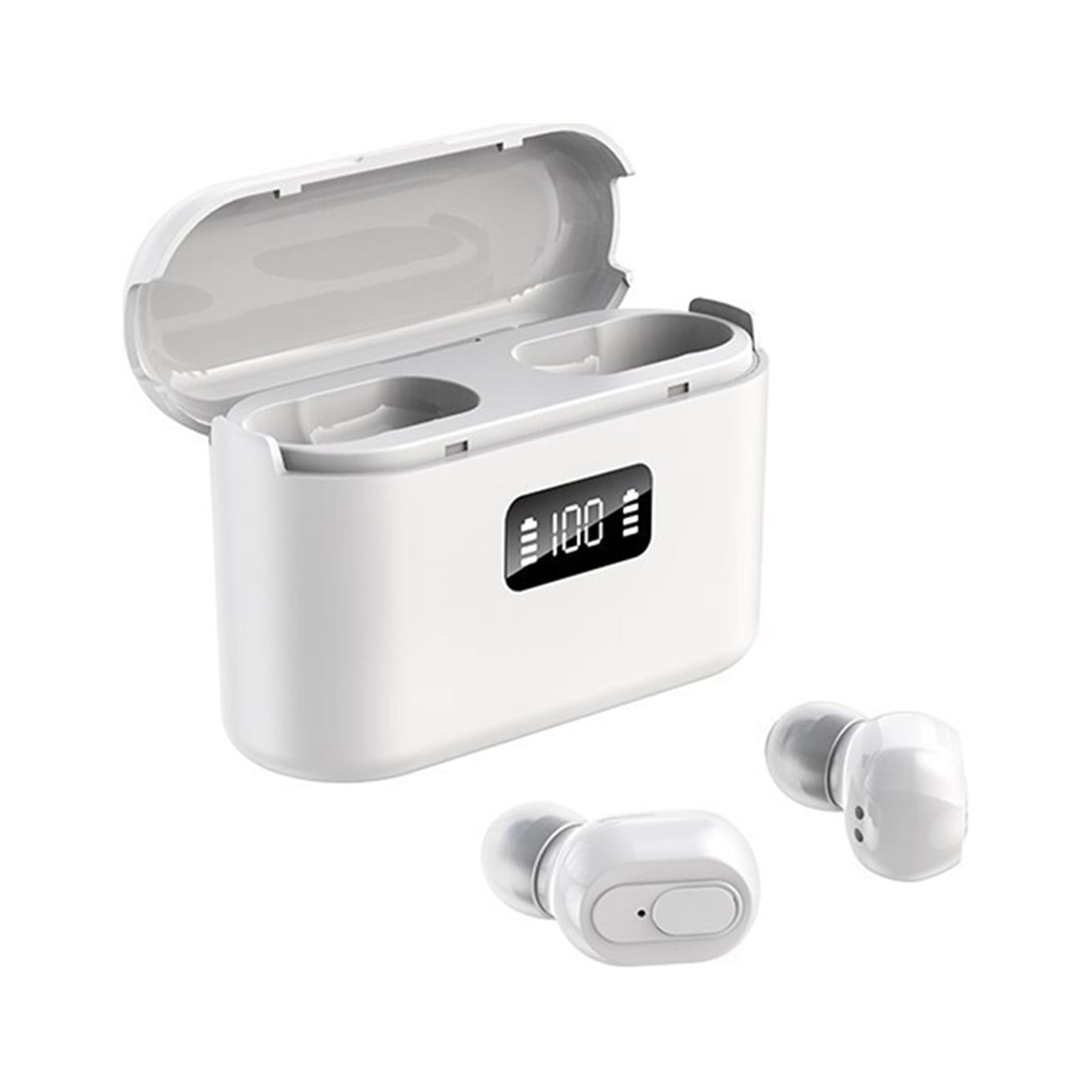 TWS Bluetooth-compatible 5.1 Wireless Rechargeable Smart Touch Stereo ...