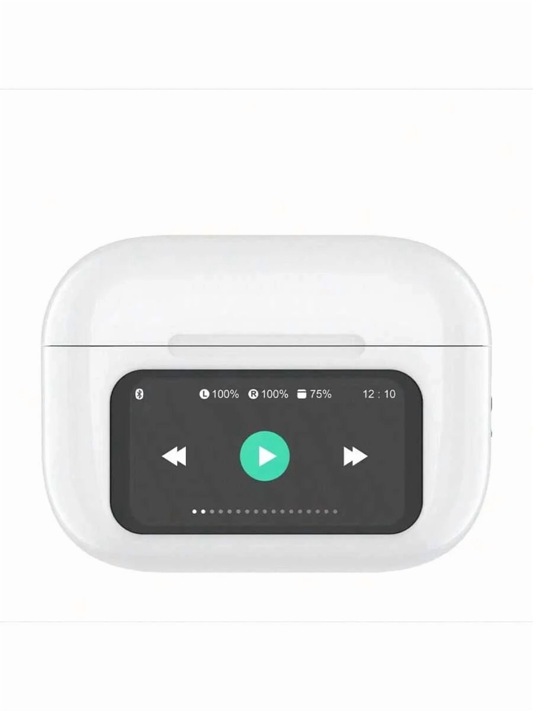 TWS Smart Wireless Earphones: 1.4" LCD Touch Screen, 48H Endurance ...