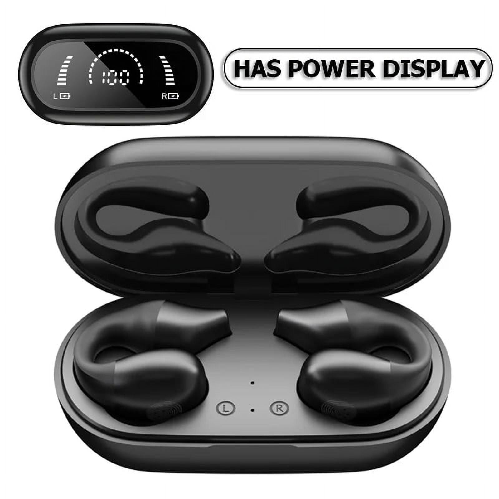 TWS Wireless Headphones Bluetooth 5.2 Bone Conduction Earphones Earclip ...