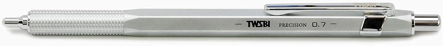 TWSBI Precision Mechanical Pencil Silver 0.7mm Retractable Tip ...