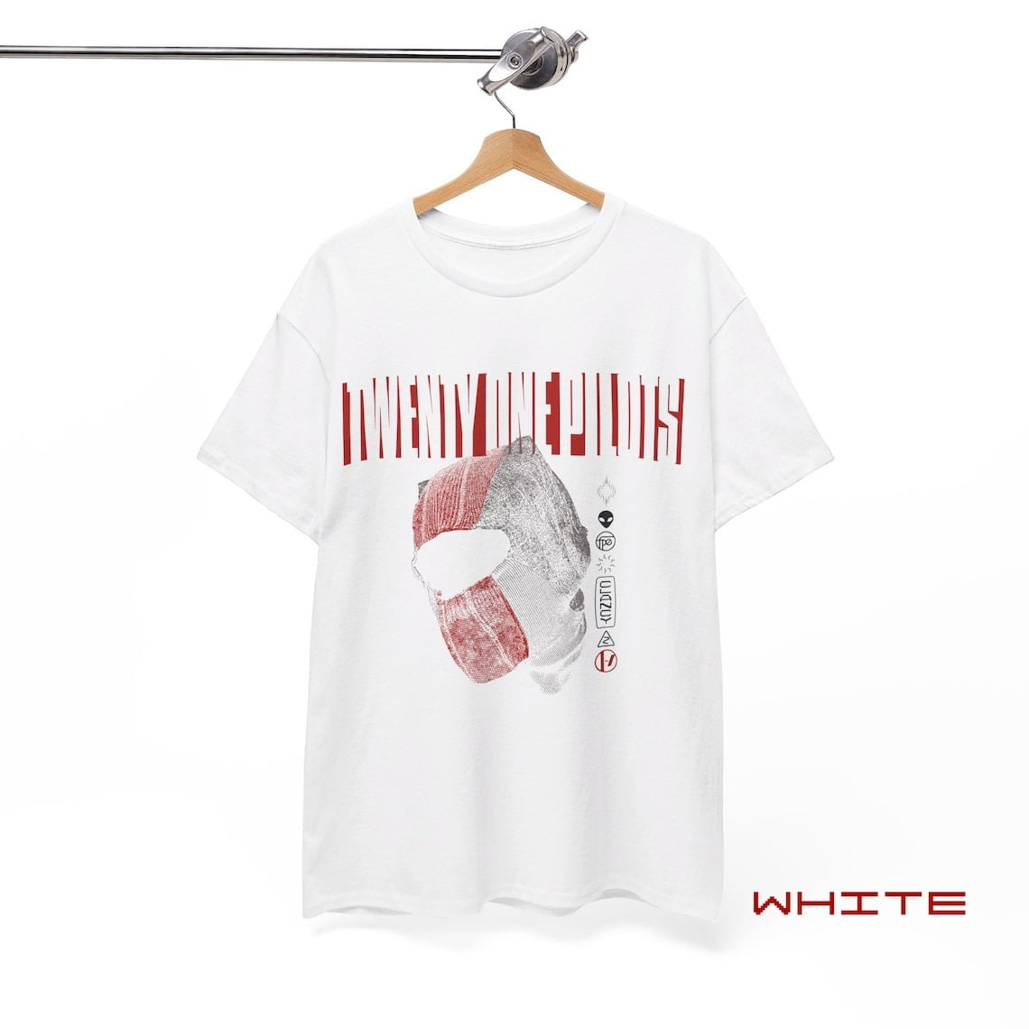 TWwenty One Pilots Clancy Mask & Symbols T-shirt TOP Clancy Symbols ...