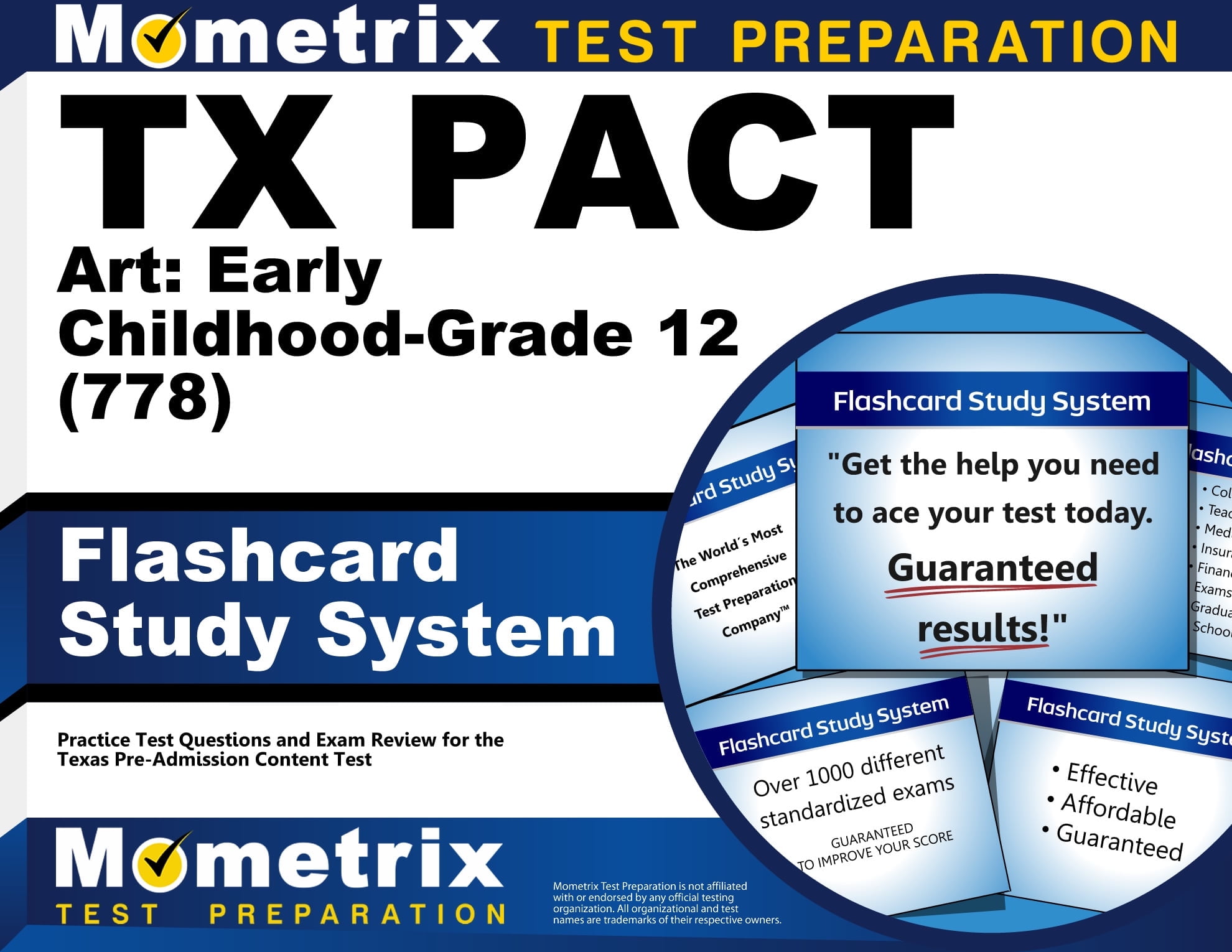 TX Pact Art: Early Childhood-Grade 12 (778) Flashcard Study System ...